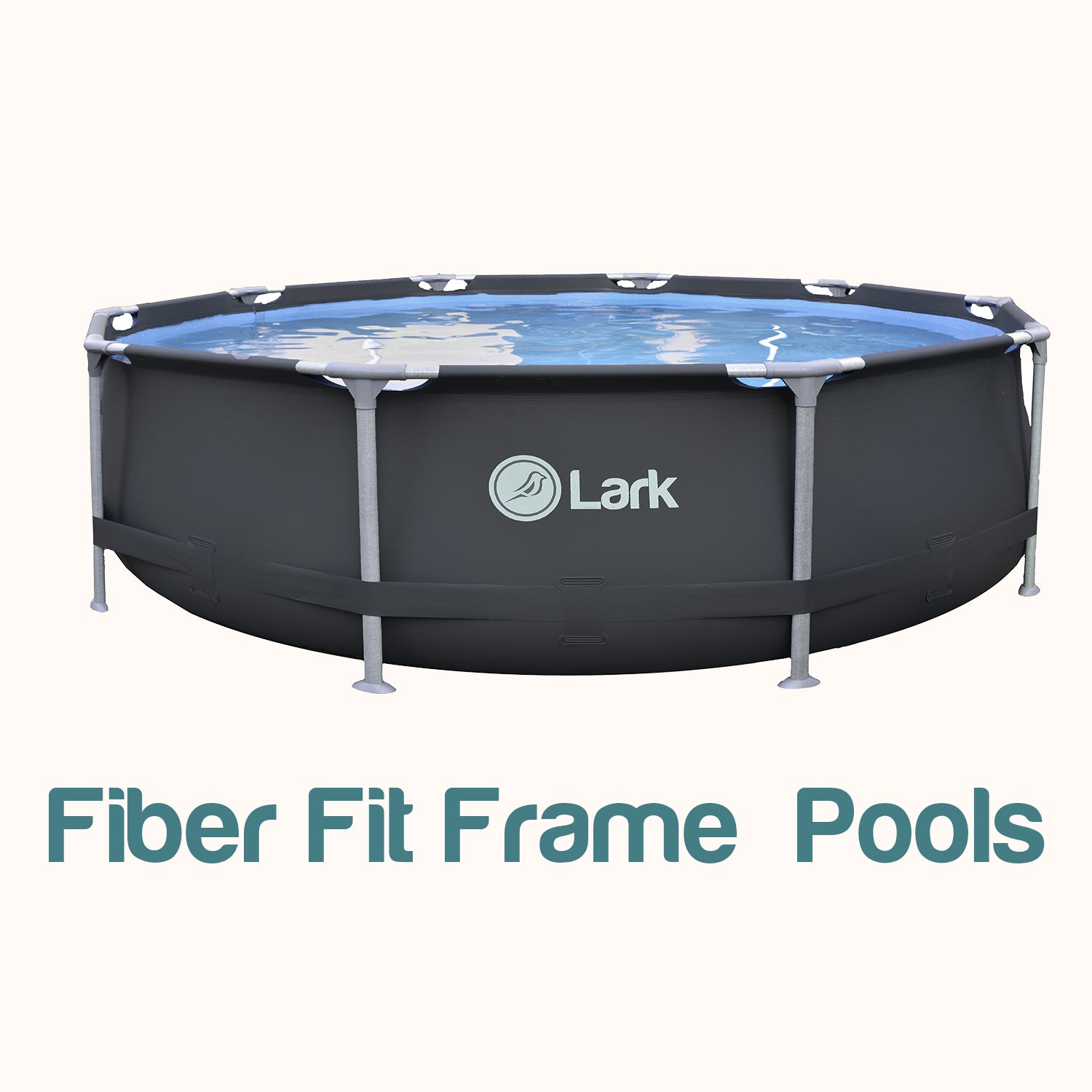 Lark Fiber Fit Frame Pool Collection with 530-Gallon Filter Pump – Lark ...